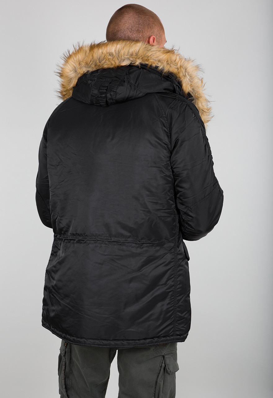 ALPHA INDUSTRIES N3B VF59 JAKNA BLACK