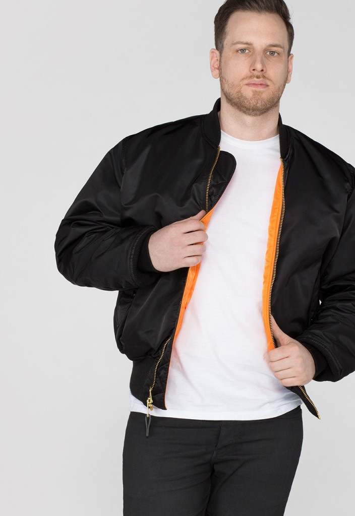ALPHA INDUSTRIES MA1 JAKNA BLACK ALPHA INDUSTRIES MA1 JAKNA BLACK