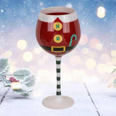 Set 2 pahare vin Craciun