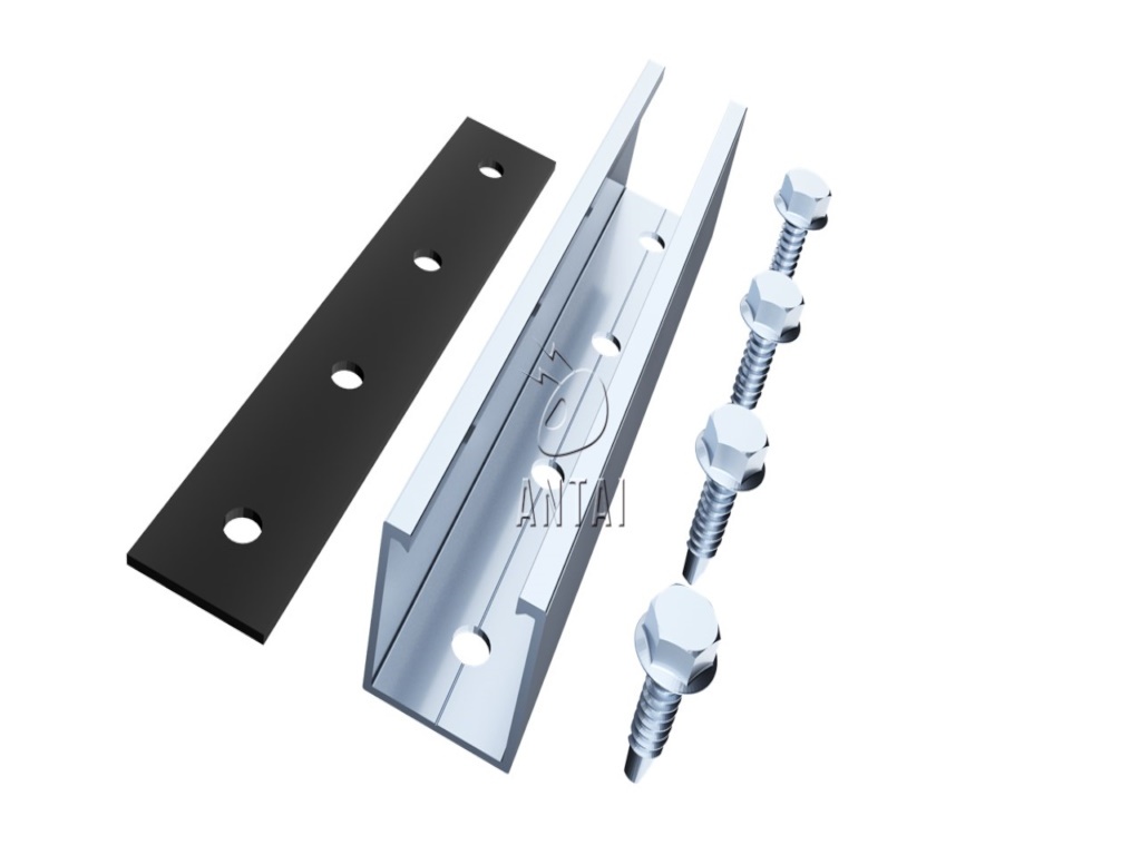Konstrukcije za SE ANTAI za trapezni lim, mini rail, 150mm, set za 6 ...