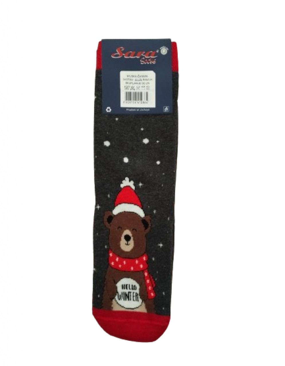 Novogodišnje čarape 4 vel 41-46