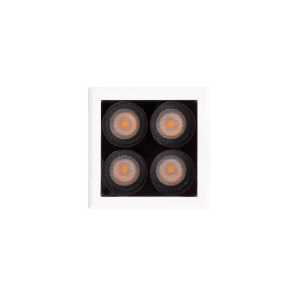 Corp incastrabil tavan fals cu 4 spoturi LED X-line | universul-luminii.ro