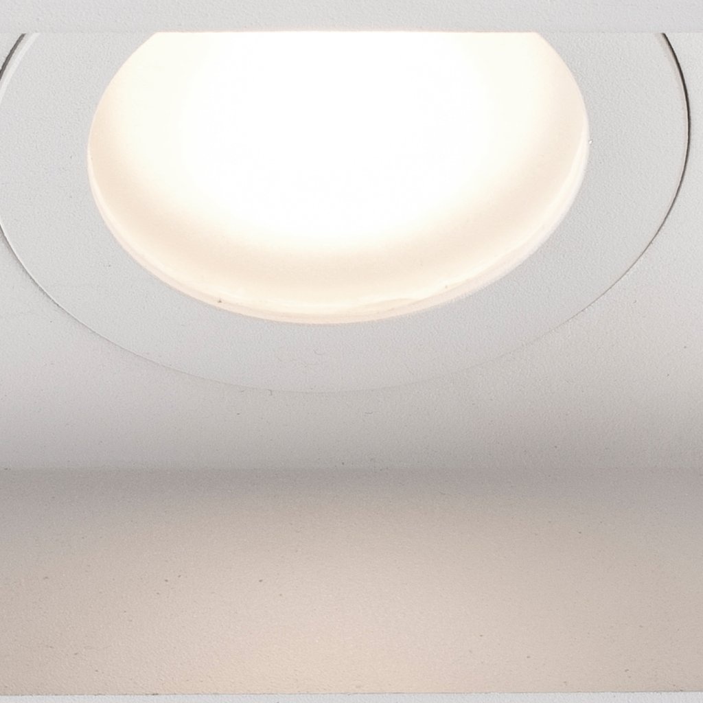 Rama Spot incastrabil tavan baie IP44 HYDE SQ 2L alb - Universul-luminii.ro