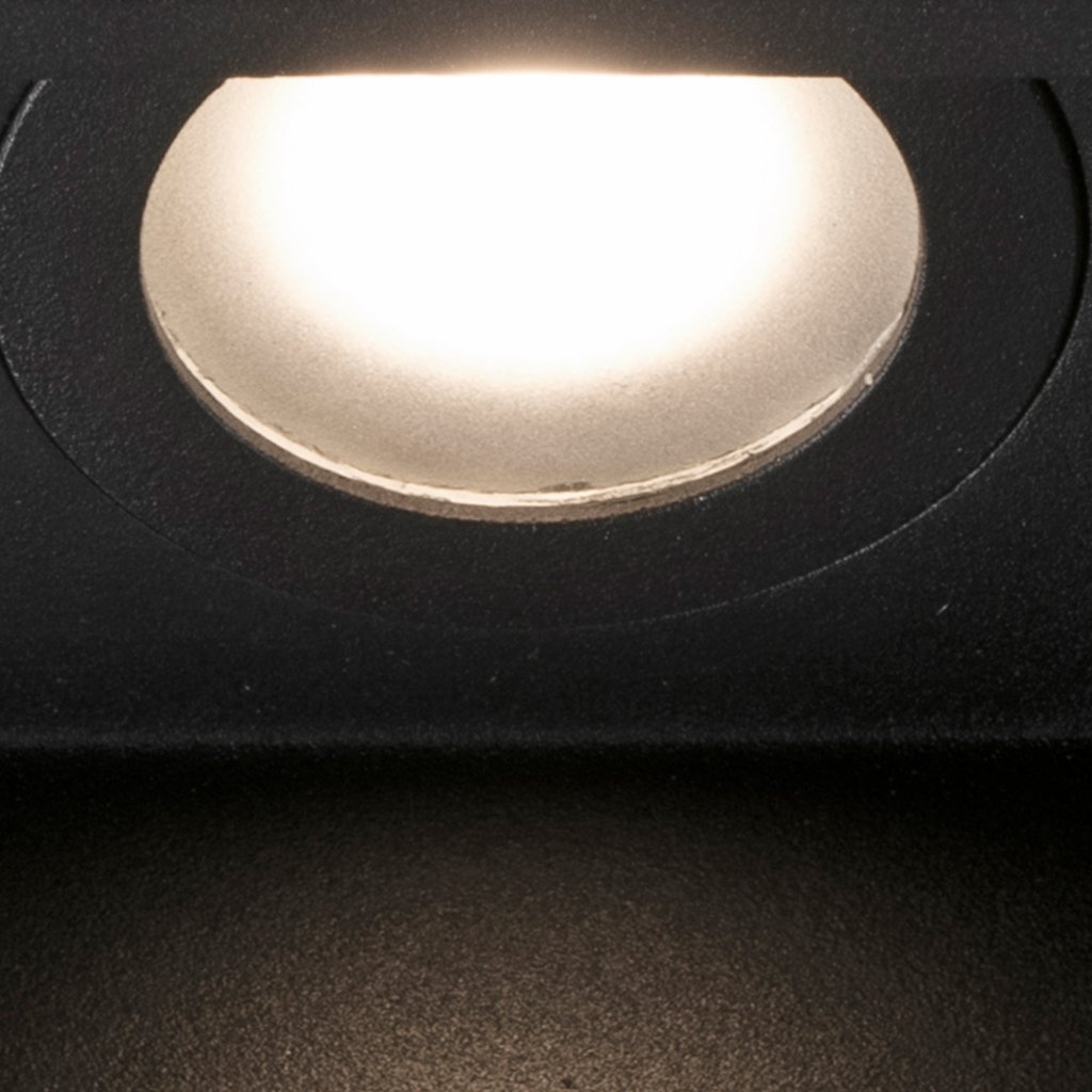 Rama Spot incastrabil tavan baie IP44 HYDE SQ 2L negru - Universul ...