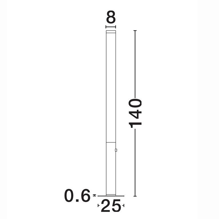 Lampadar, Lampa podea LED GLAZE - Universul-luminii.ro