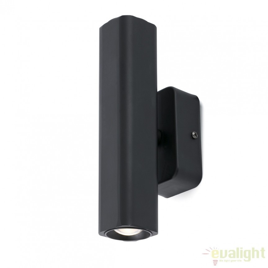 Aplica de perete iluminat LED UP-DOWN design modern LISE neagra 29889 ...