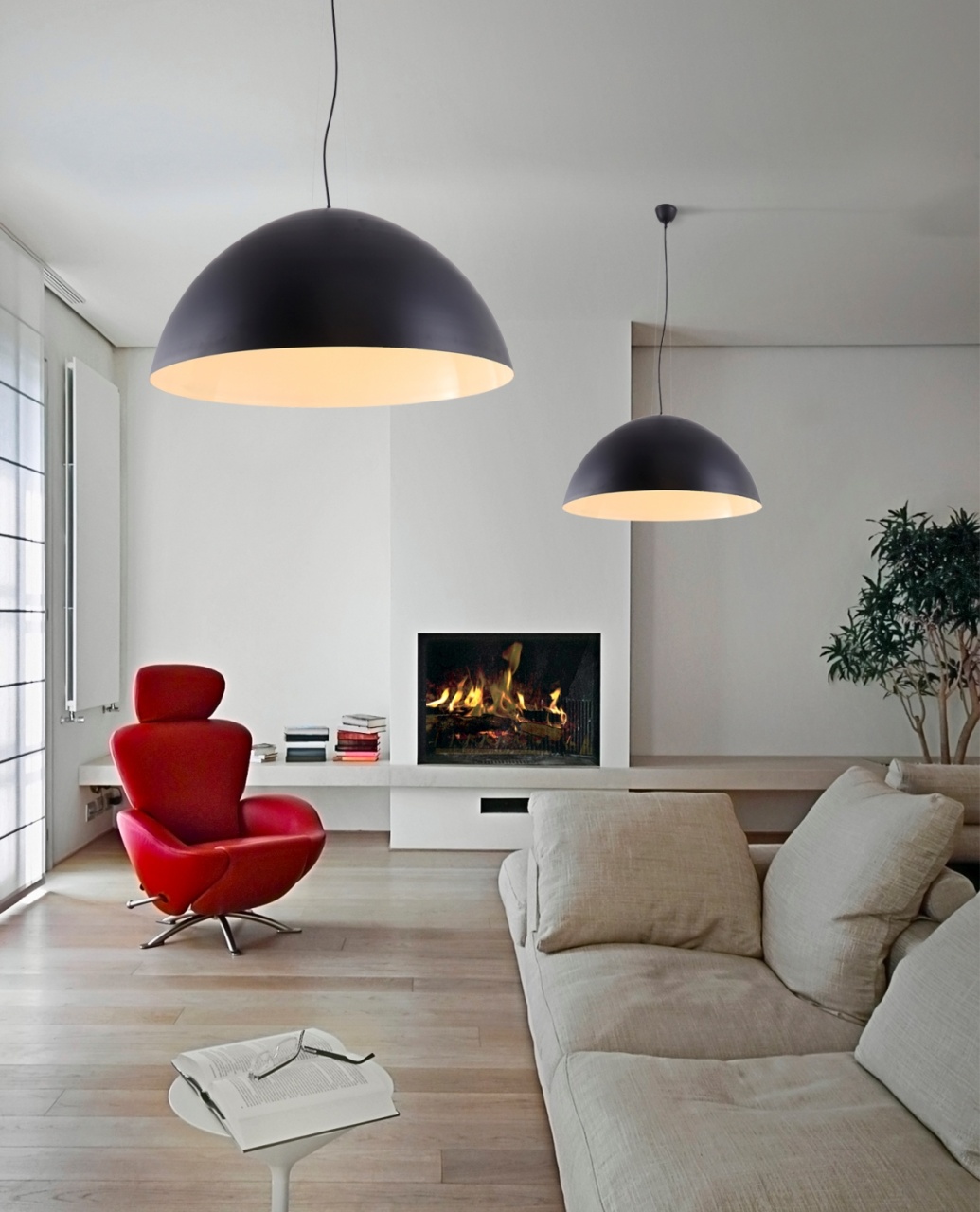 Lustra / Pendul metal design XXL 90CM MAGMA | universul-luminii.ro