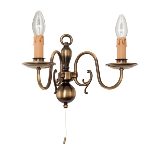 Aplica de perete design rustic FLAMISCH patina - Universul-luminii.ro