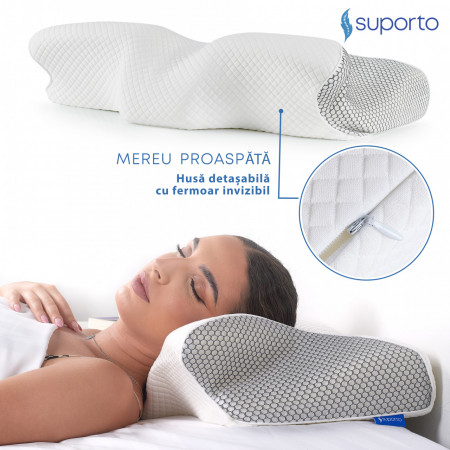 Perna Ortopedica Cervicala pentru dormit, ce suport ergonomic pentru ...
