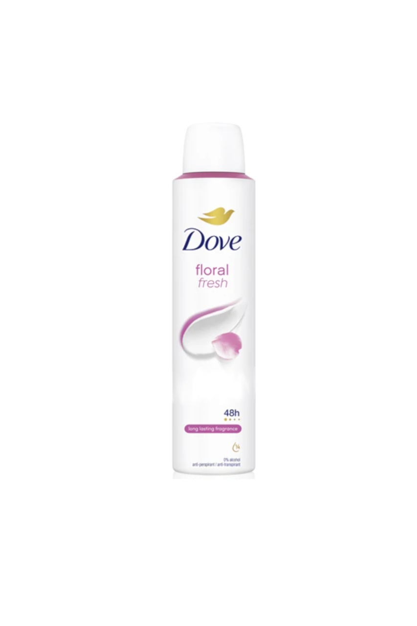 Deodorant antiperspirant spray Floral Fresh 48h, Dove, 200 ml ...