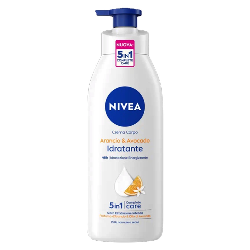 Cremă de corp Nivea Orange & Avocado Oil 500 ml – hidratare intensă și ...