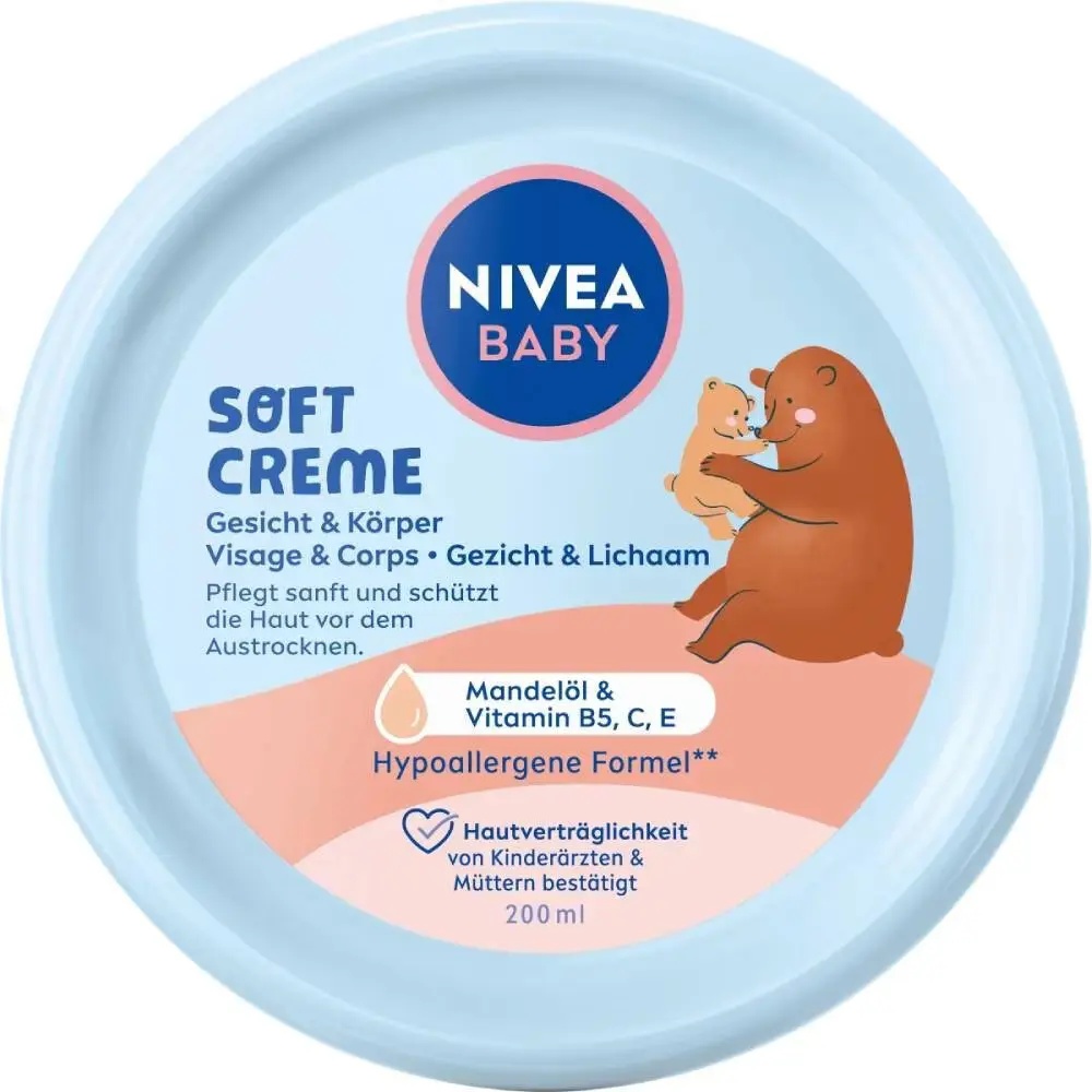 Cremă delicată față și corp NIVEA Baby 200 ml – hidratare blândă pentru ...