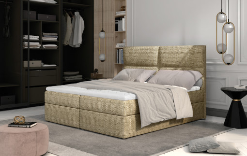 Pat boxspring Amber 180x200 cm Berlin 03 - Homewish.ro