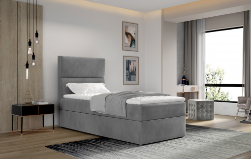 Pat boxspring Arco 90x200 cm Monolith 84 - Homewish.ro