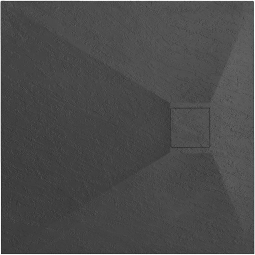 Cadita pentru dus Magnum neagra 90x90 - Homewish.ro
