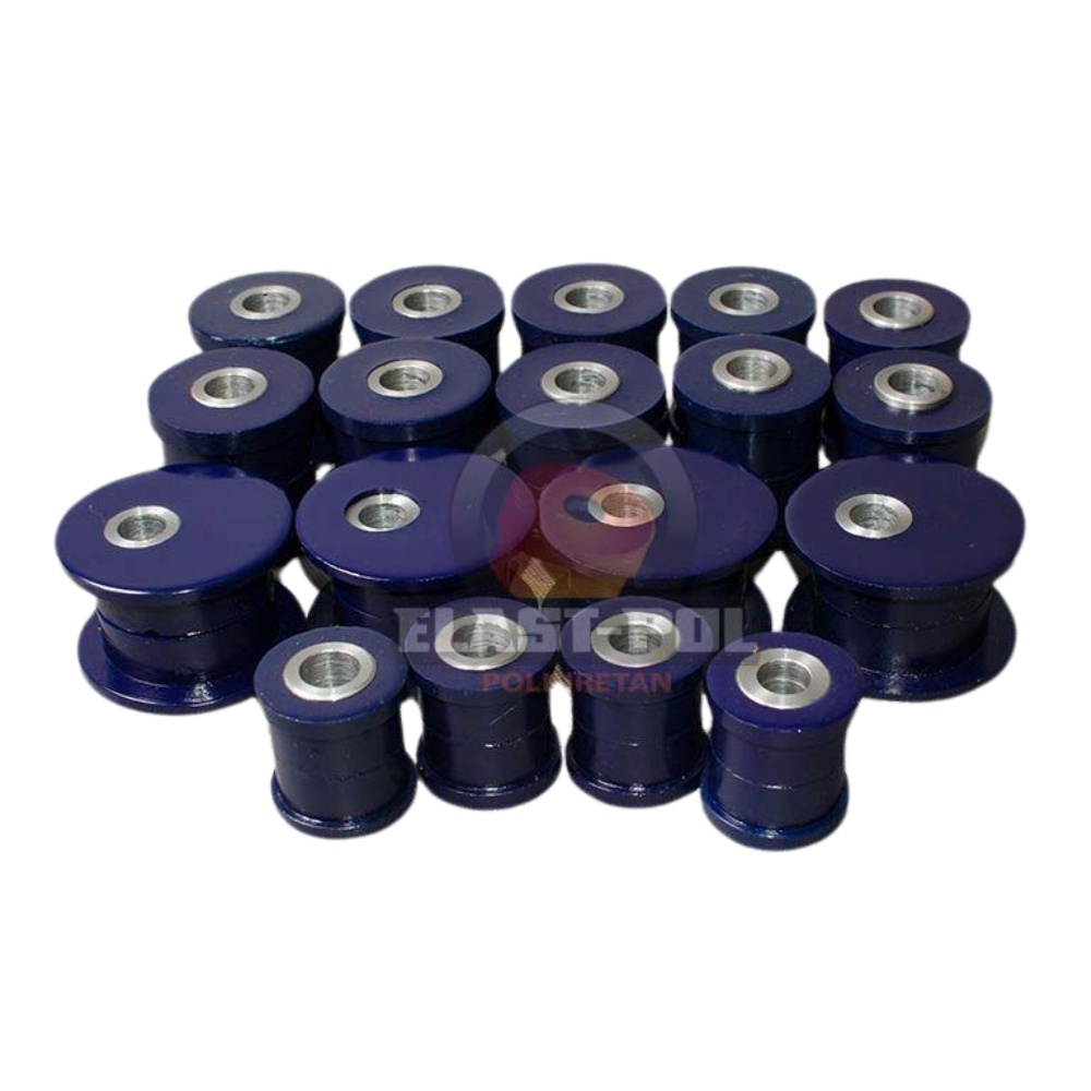 Kit bucse Toyota Land Cruiser 80/105 Excentrice Poliuretan Albastre 85 ...