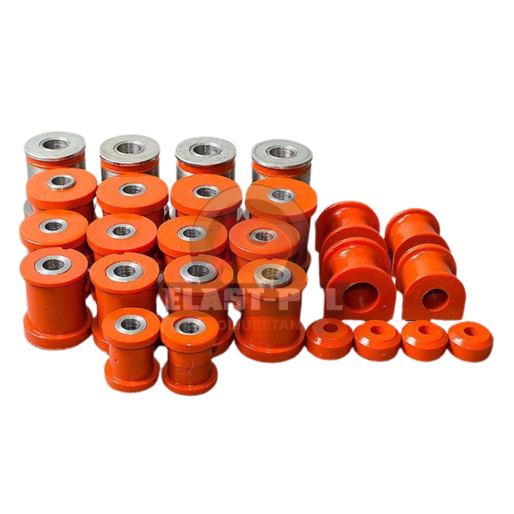 Kit bucse Toyota Land Cruiser 90/95 Poliuretan Portocalii 75 ShA 16mm ...