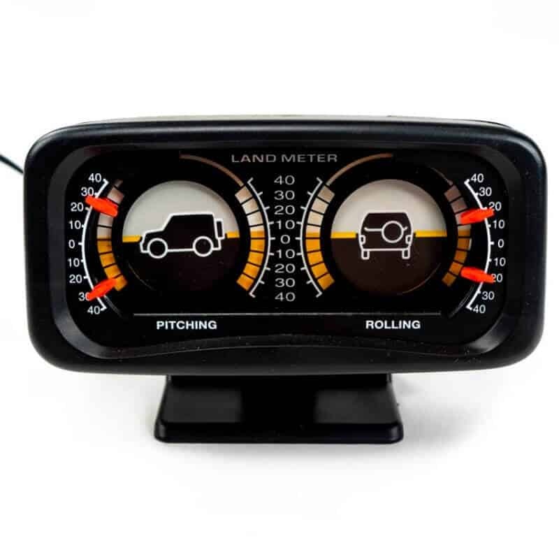 Inclinometru auto off-road 12V cu iluminare și montaj pivotant, OFD