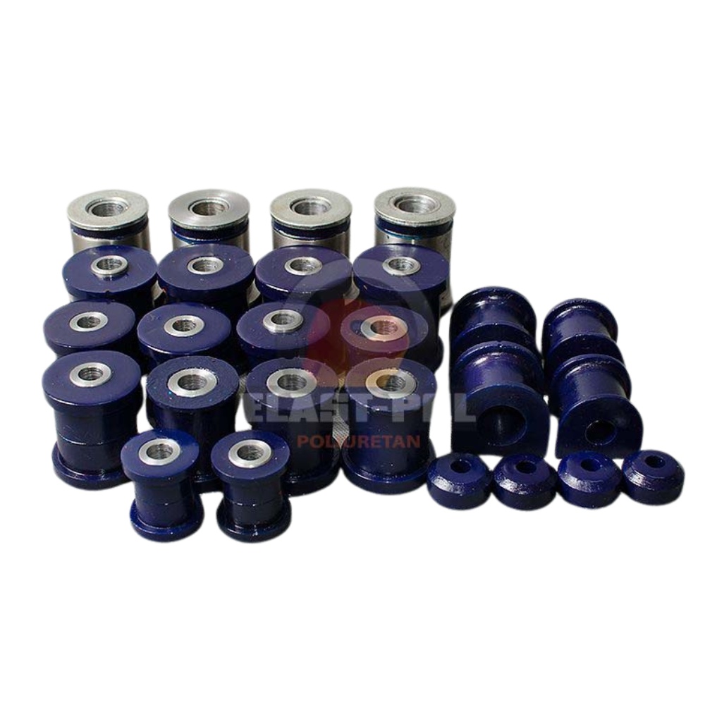 Kit bucse Toyota Land Cruiser 90/95 Poliuretan Albastre 85 ShA Elast-Pol