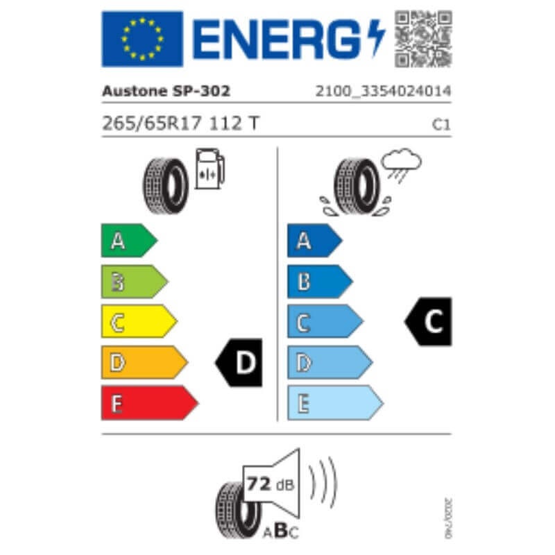 265/65 R17 Austone Athena SP302 112T M+S All-Terrain
