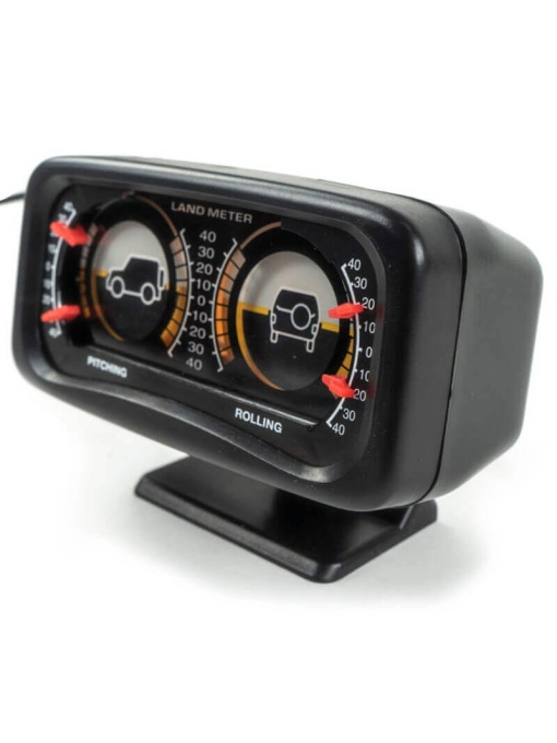 Inclinometru auto off-road 12V cu iluminare și montaj pivotant, OFD