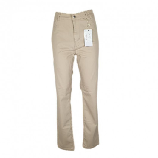 Blugi dama culoare bej