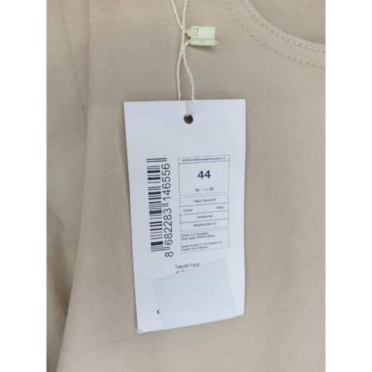 Blugi dama culoare bej