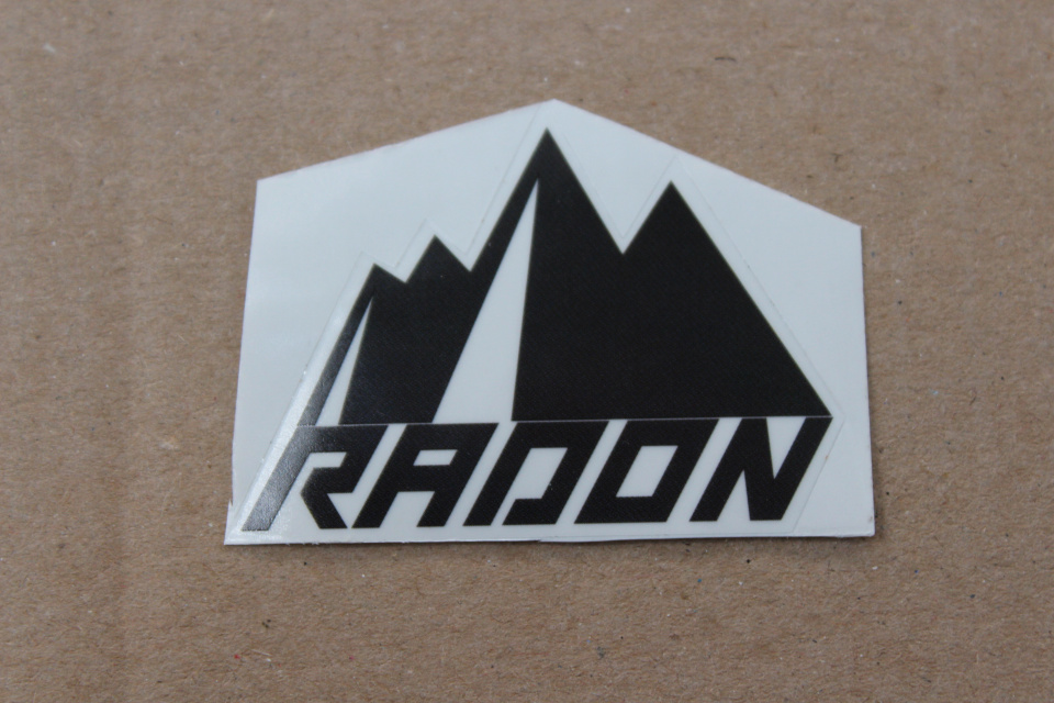 Radon Mountain Logo sticker 40/55mm sticker