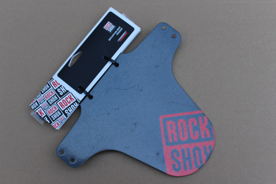 RockShox Mudguard - logo rosu