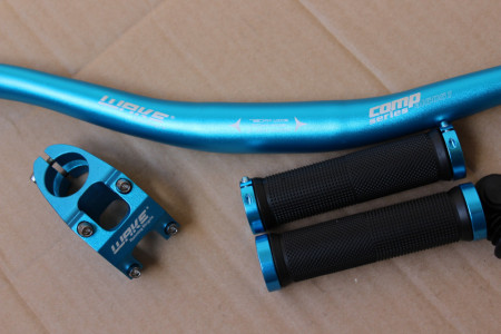 Wake combo ghidon 780mm + pipa + manson - Albastru