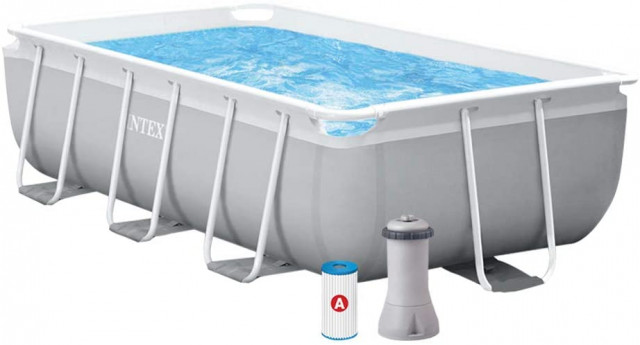 Intex Prism Frame Set pravougaoni bazen za dvorište + filter pumpa i ...