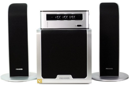 Microlab FC361 aktivni drveni zvucnici 2.1 sistem 60W RMS (30W+2*15W) 3 ...