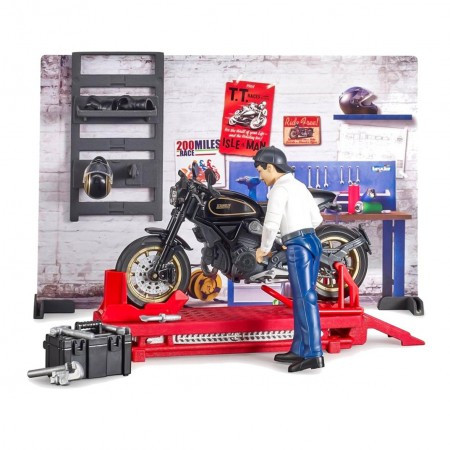 Bruder Set sa figurama mehaničar, motor,dizalica ( 621018 ) Kupite na ...