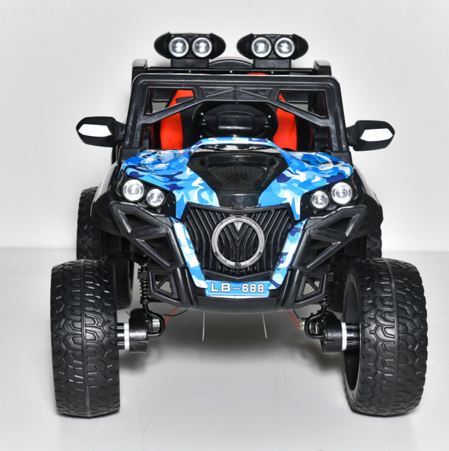 Bagi sport 4x4 na akumulator sa mekim gumama i kožnim sedištem - Plava ...