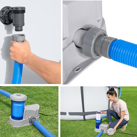 Bestway transparentna filter pumpa za nadzemne bazene FlowClear ( 58675 ...
