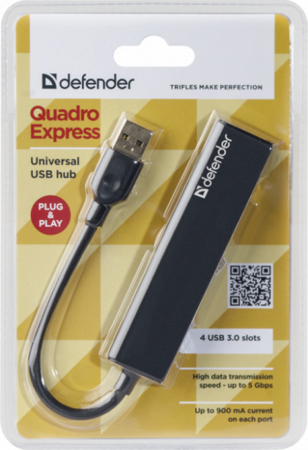 Defender USB Hub 4 ports 3.0 Quadro Expres Kupite na Kliklak.rs