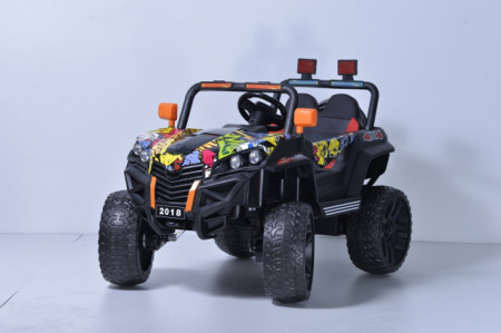 Bagi 2 na akumulator sa kožnim sedištem i mekim gumama 4x4 pogon - Žuti ...