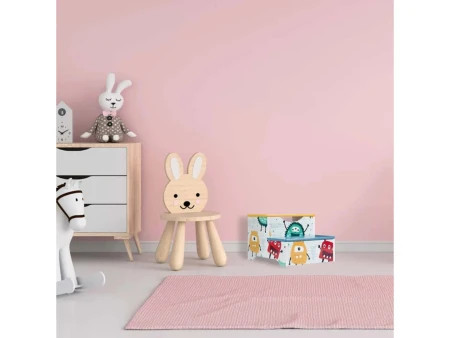 Kinder home dečija drvena stolica-merdevine sa 2 stepenika šarena ( TF ...