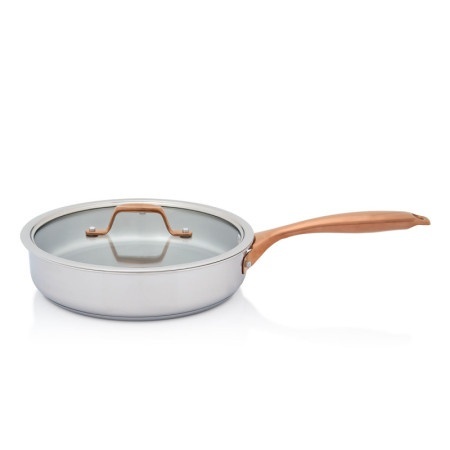 Metalac inox tiganj sa staklenim poklopcem 24 ( 387169 ) Kupite na ...