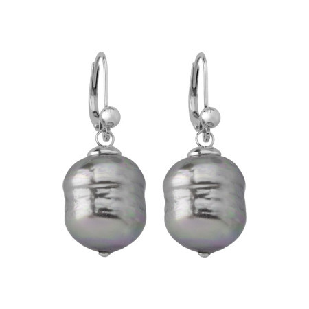 Ženske majorica baroque sive srebrne biserne mindjuše 12 mm ( 11134.03. ...