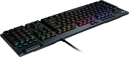 Logitech G815 lightspeed RGB mechanical gaming Kbd - GL clicky carbon ...
