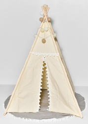 Dečiji Indijanski šator sa lampicama - Žuti Kupite na Kliklak.rs