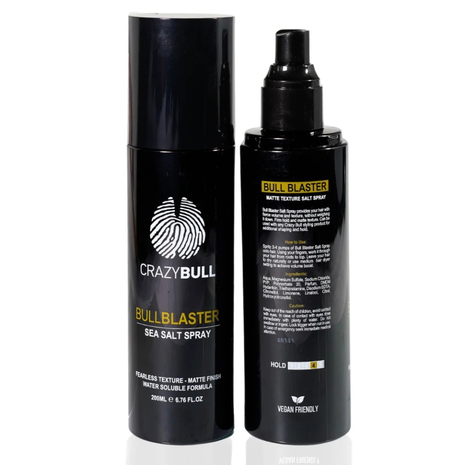 Spray volum par Crazy Bull Bull Blaster Salt Spray 200ml - made in UK