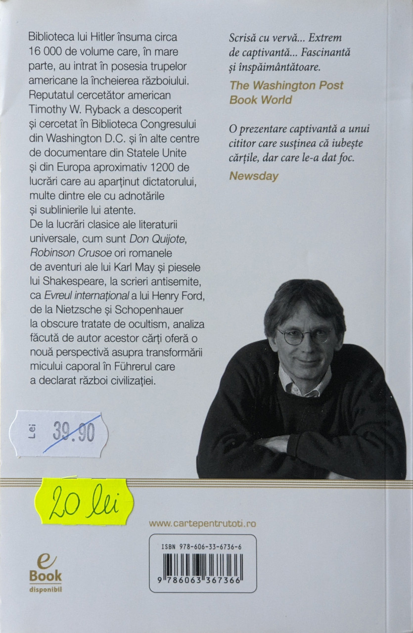 Biblioteca lui Hitler | Timothy W. Ryback