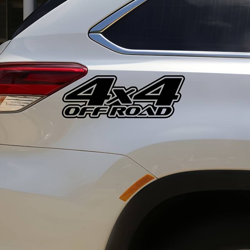 Sticker autoadeziv pentru vehicule Off Road, model "4x4 Off Road ...