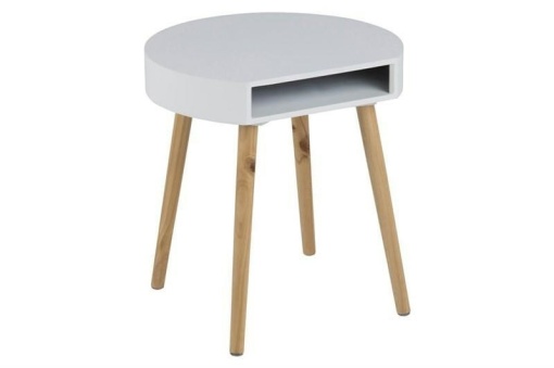 MASUTA DE CAFEA ALBA ELA DIN LEMN DE PIN STIL MODERN B2