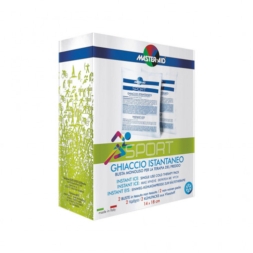 Compresa rece Instant Ice, 14x18 cm, 2 bucati, Master Aid