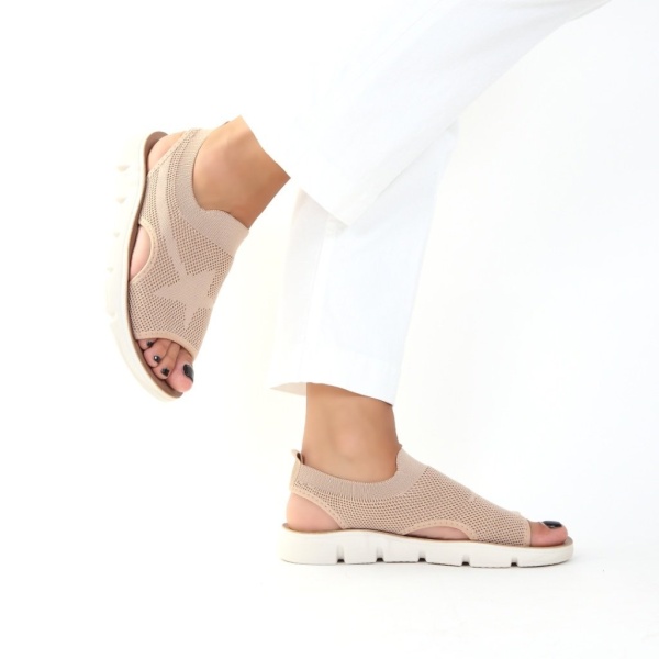 Sandale comode bej Rana