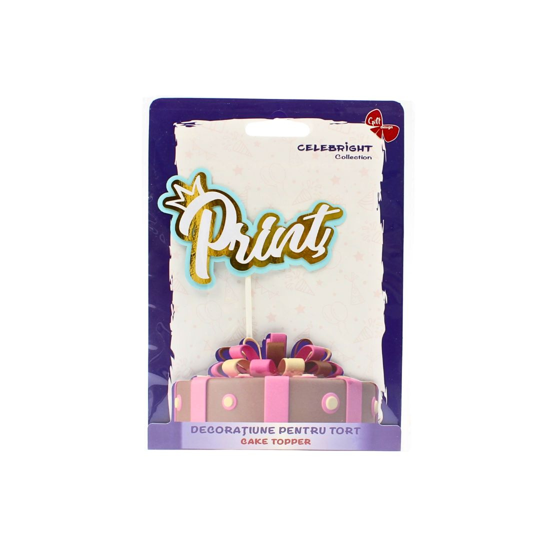 Cake Topper tort model cuvântul Prinț