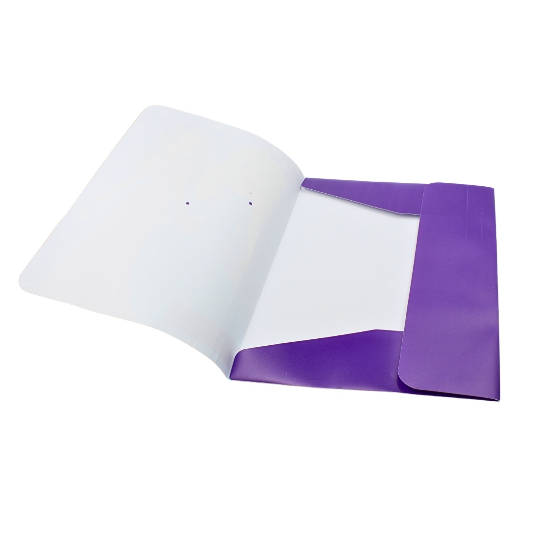 Mapă din plastic, cu închidere bandă elastică, Besties, mov